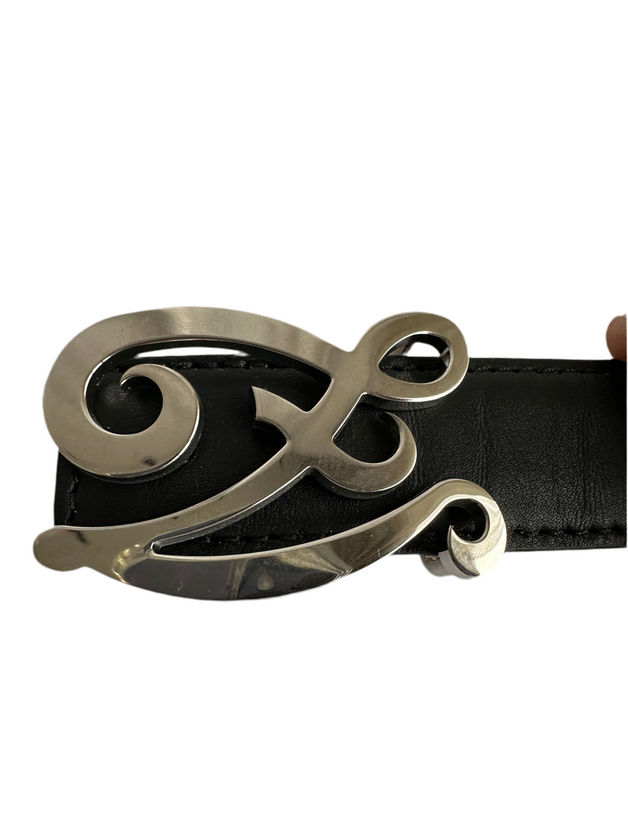 Zilli black leather belt – Avant Garde DXB